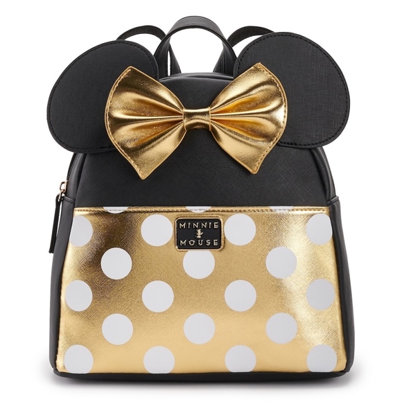 Disney | Bags | Minnie Mouse Ears And Bow Mini Backpack | Poshmark